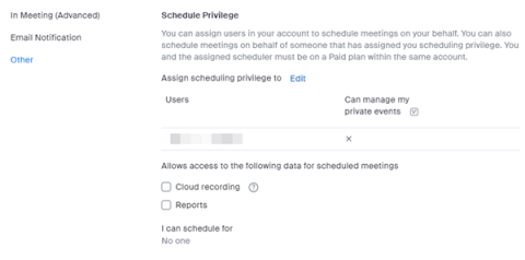 Zoom Schedule Privilege | IT@Cornell